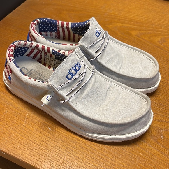 Hey Dude | Shoes | American Flag Mens Hey Dudes | Poshmark